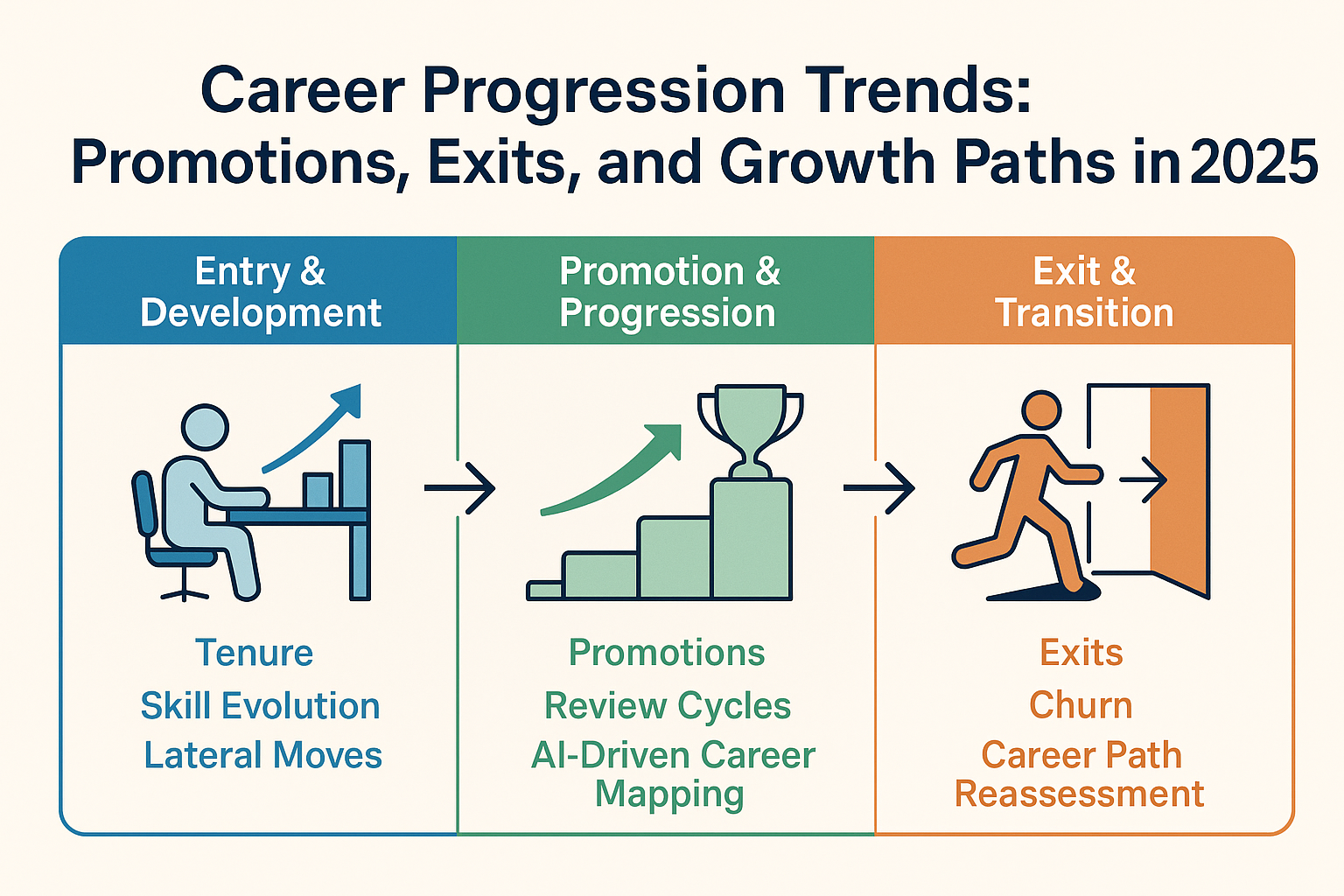 Career Progression Trends: Insights into Growth, Promotions & Exits